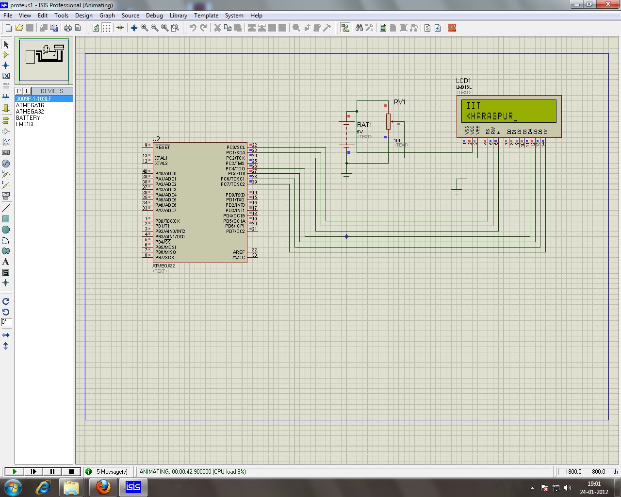 SM-Part1: LCD - MCU interfacing and displaying a string